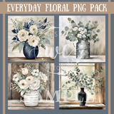 Everyday Floral PNG Pack Digital Files | Wilshire Collections